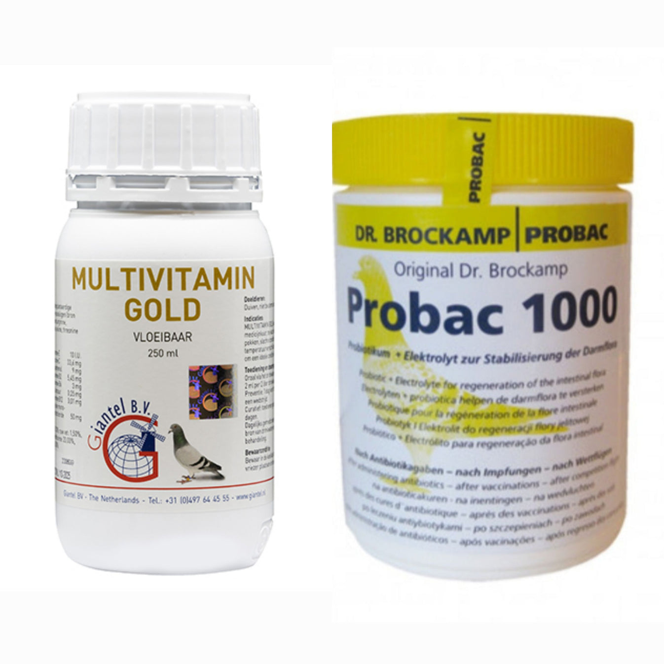 Combo Pack - Multivitamine Gold Duiven + Probac 1000 – Birdshop ...