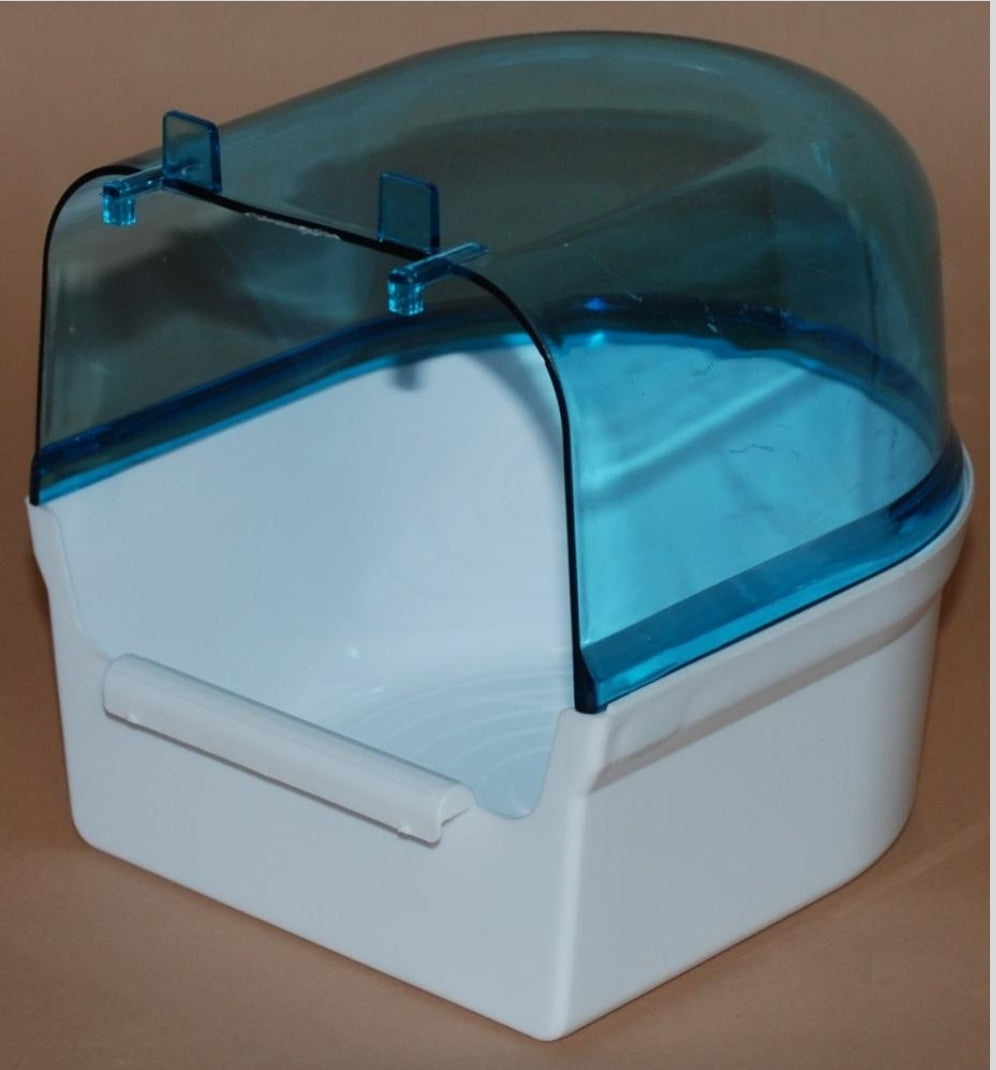 Bath house large white / transparent Blue Box 12 Pieces – Birdshop ...
