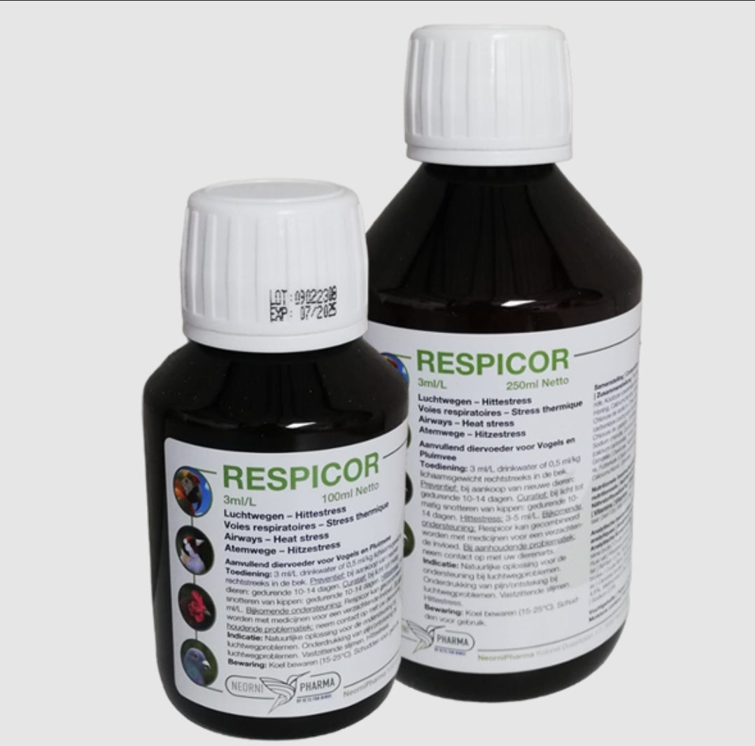Respicor 100ml - Neornipharma – Birdshop Christina Pet Shop