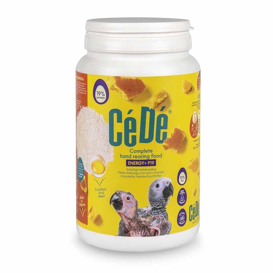 CéDé handvoeding Energy+ P19-F15 800g – Birdshop Christina Pet Shop