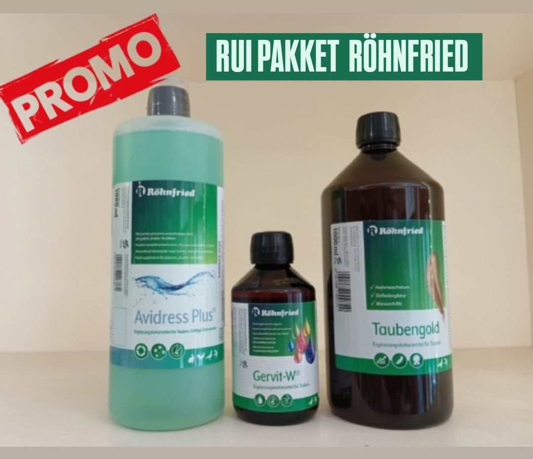 Röhnfried Rui Pakket ( 3 producten ) – Birdshop Christina Pet Shop