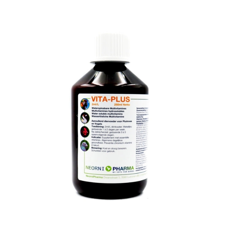Vita-plus (water soluble multivitamins) 250ml - Neornipharma – Birdshop ...